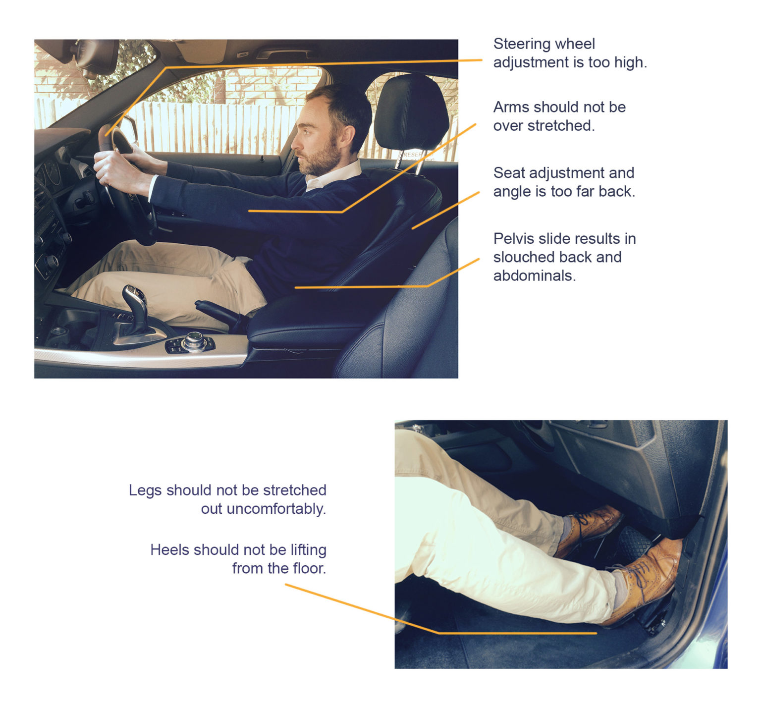 Tips to improve your driving posture