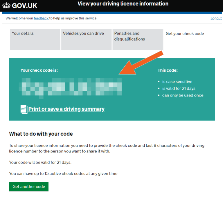 How to generate your Driving Licence Summary | Plan Insurance